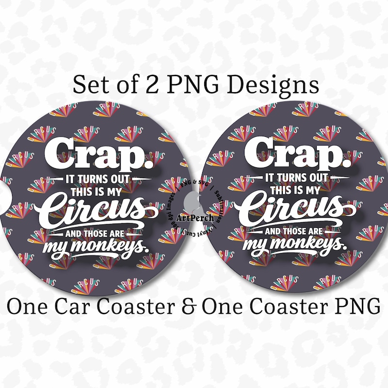 Funny Coaster Monkey - Etsy