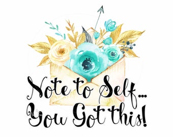 Note to Self Clipart | Etsy