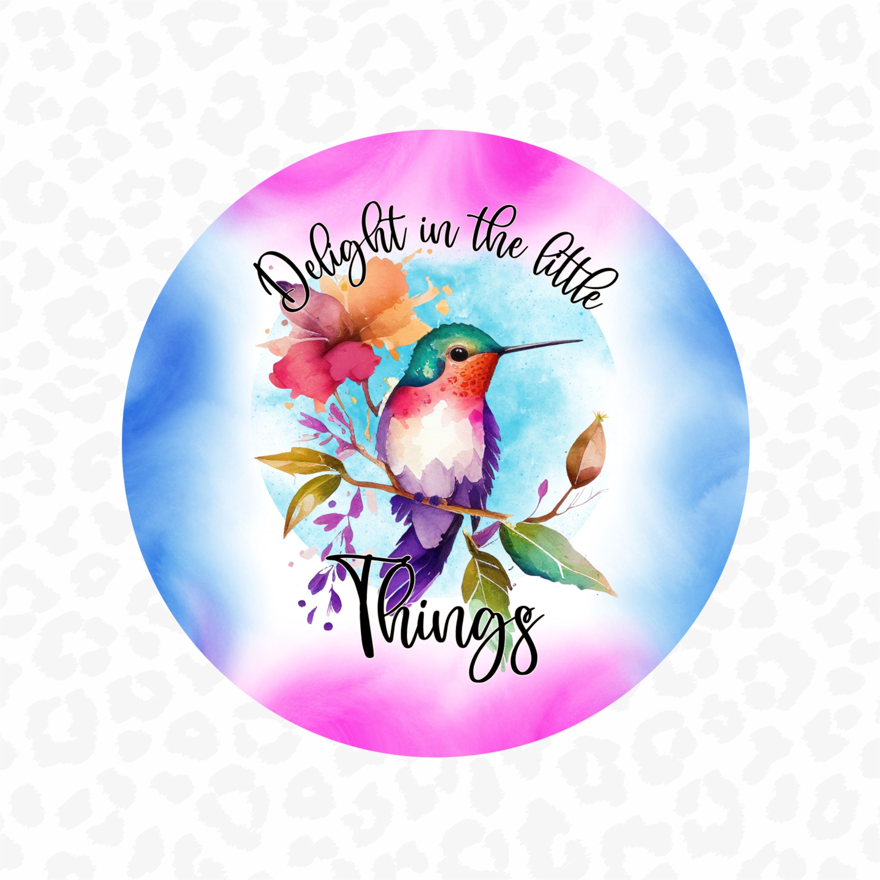 Hummingbird Round Coaster PNG, Hummingbird Car Coaster PNG, Set of 4 ...
