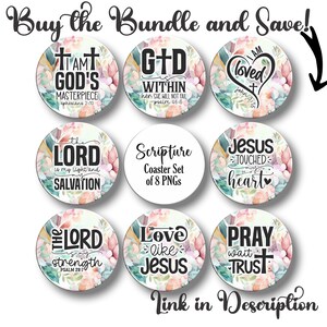 Scripture Car Coaster PNG, God is Within Her, Religious Car Coaster PNG ...