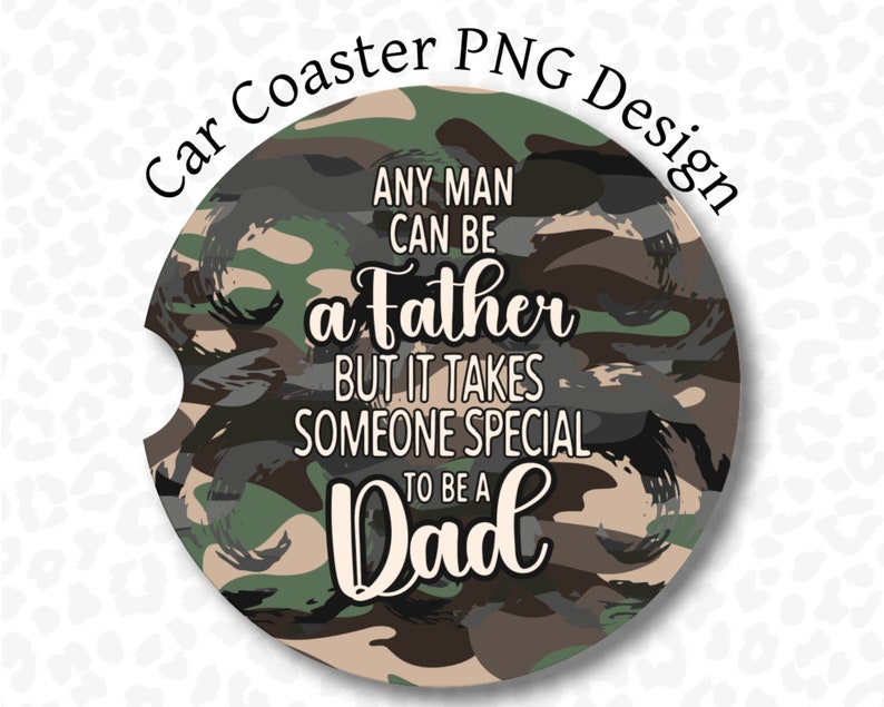 Dad Car Coaster PNG to Be a Dad Car Coaster PNG Sublimation - Etsy