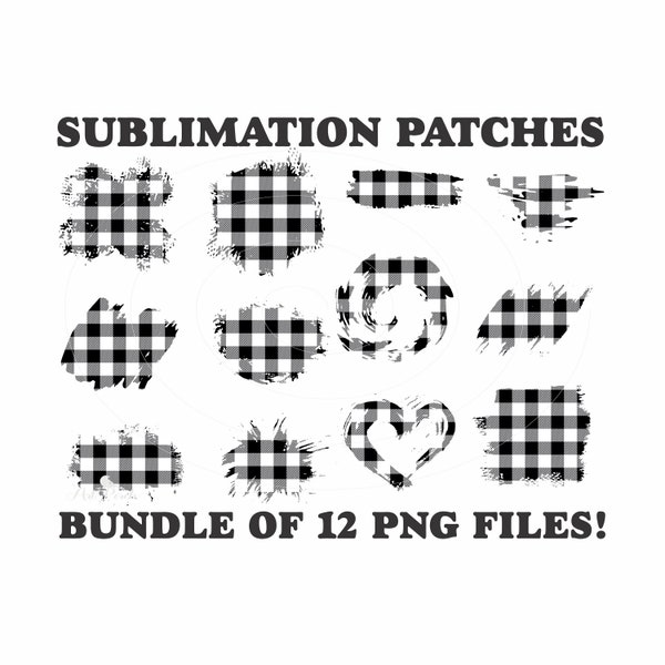 Black and White Plaid Decor - Etsy