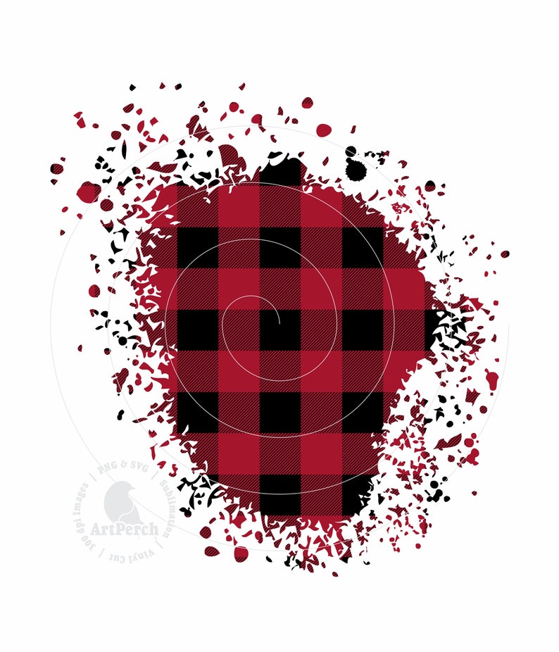 Red Black Buffalo Plaid Sublimation Background Patches by - Etsy