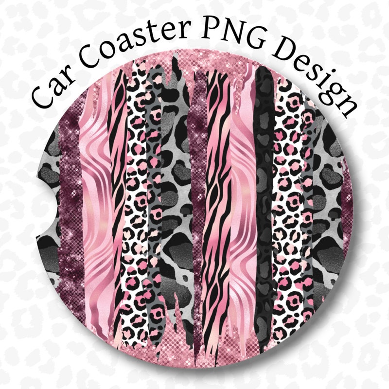 Pink and Gray Leopard - Etsy