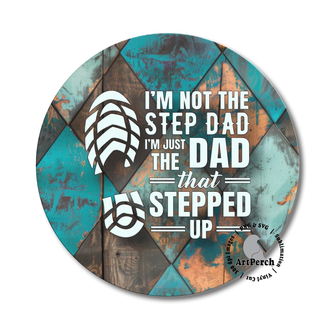 Stepdad Coaster PNG, Father Car Coaster PNG, Dad Coaster Design, Father ...