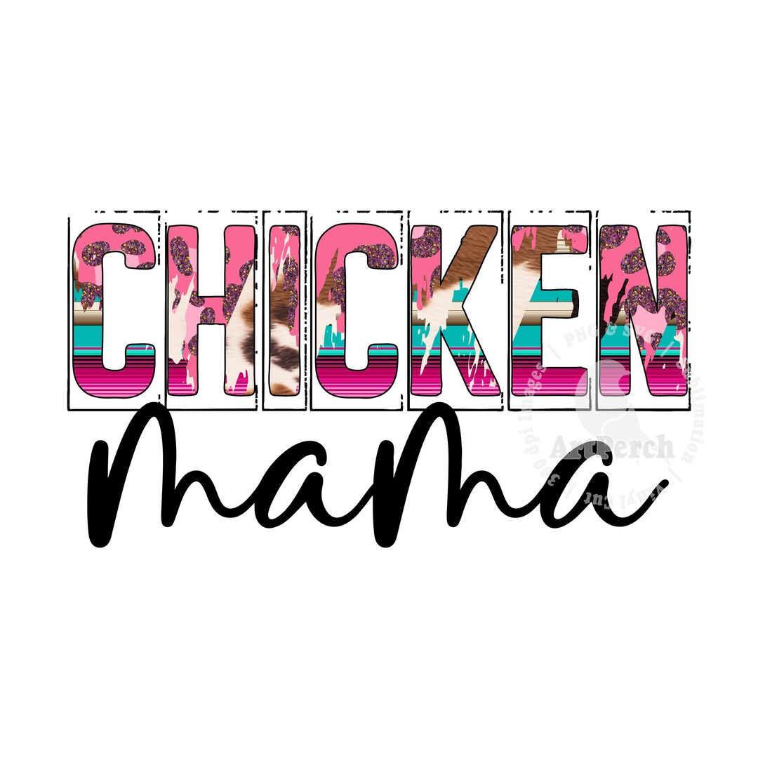 Chicken Mama PNG, Pink Western Sublimation Design, Distressed, Leopard ...