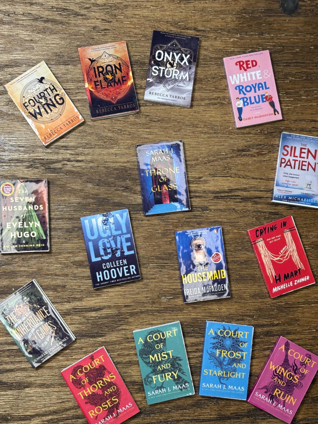 Mini Books-books for TBR Jars- Mini Book Trophies- Mini Books for ...