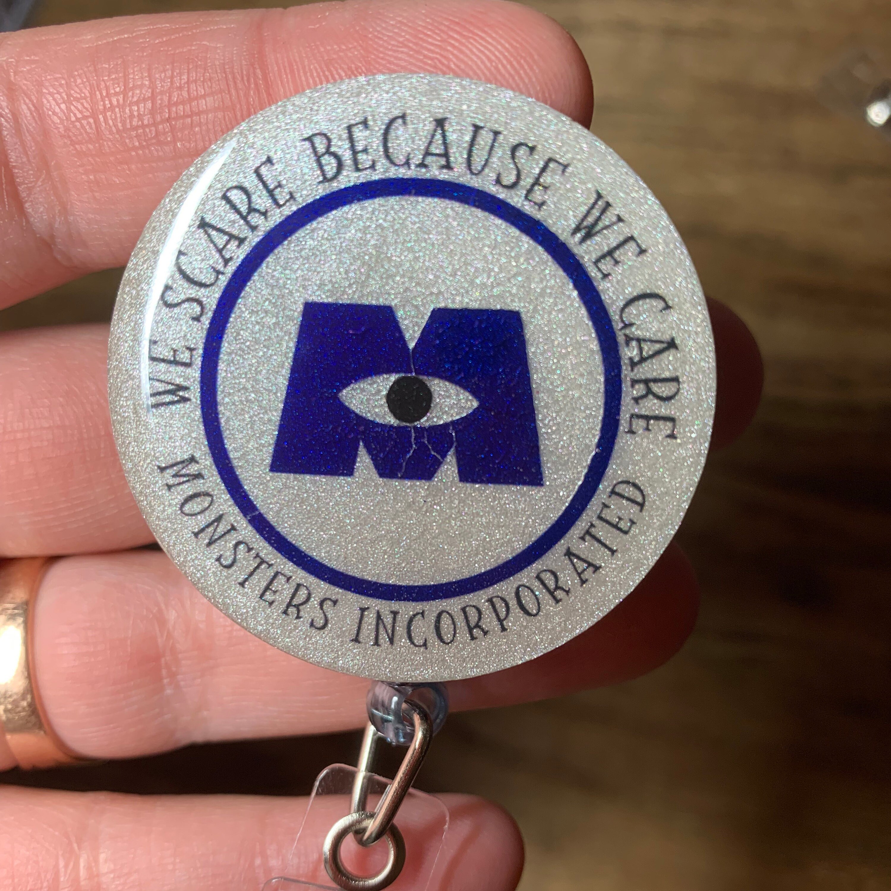 Monsters Badge Reel - Etsy