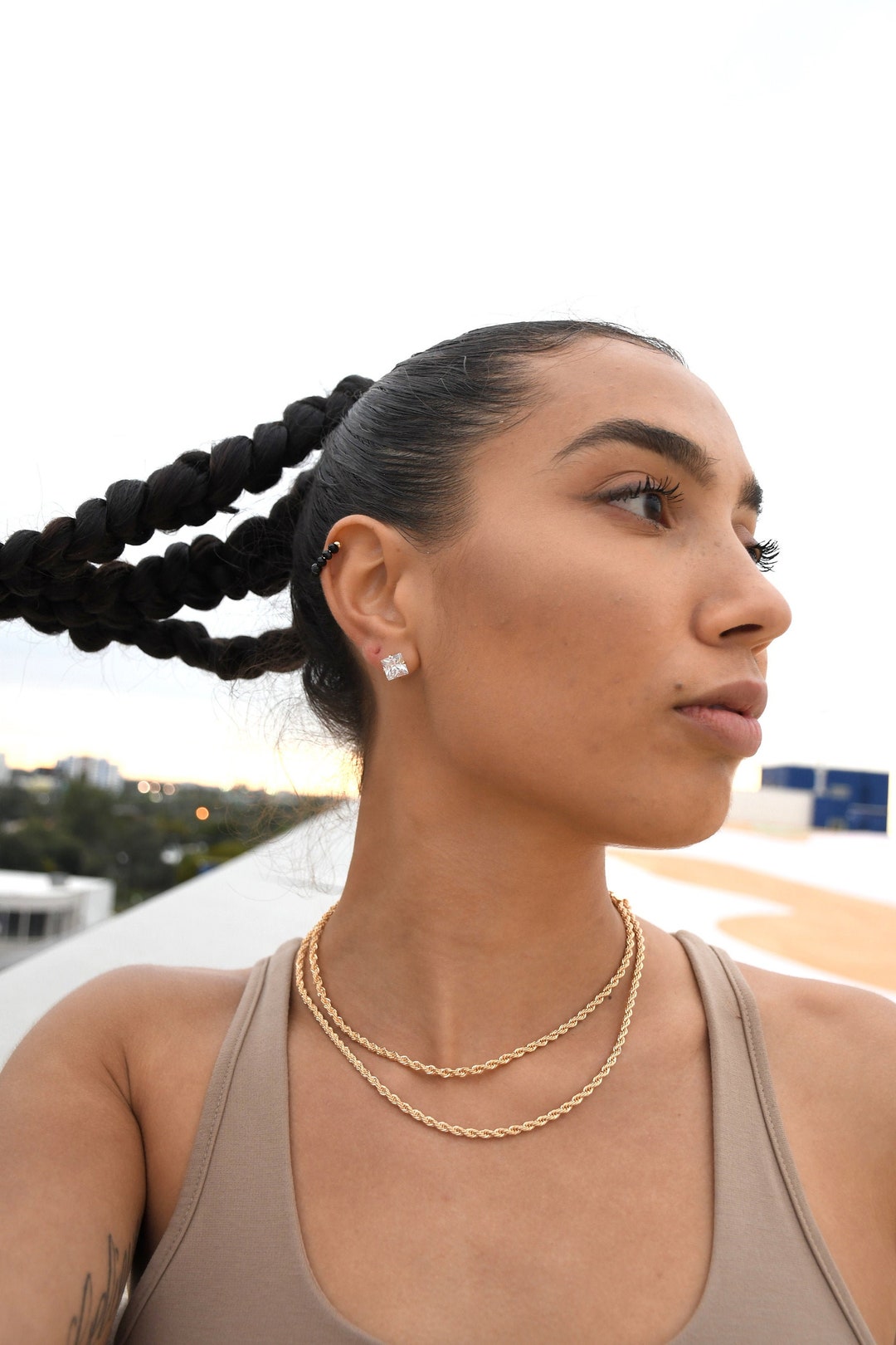 New Collection, 4mm Rope Chain, Layered Rope Chain, Layered Chains ...