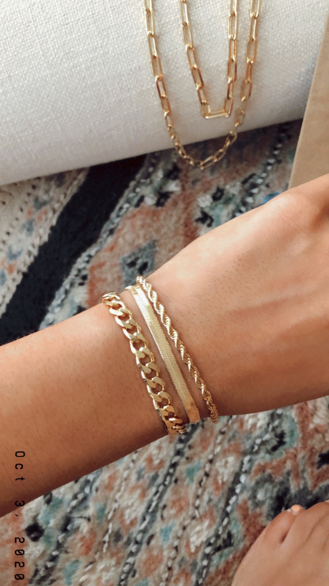 Gold Rope Bracelet Skinny Rope Bracelets 3mm Gold Rope | Etsy