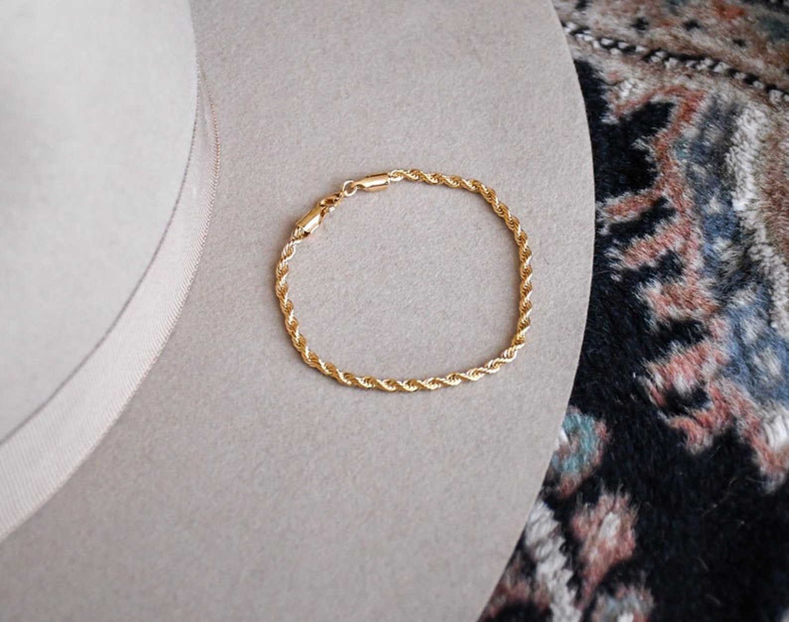 Skinny Rope Chain 18k Gold Layered Rope Chain 18 - Etsy