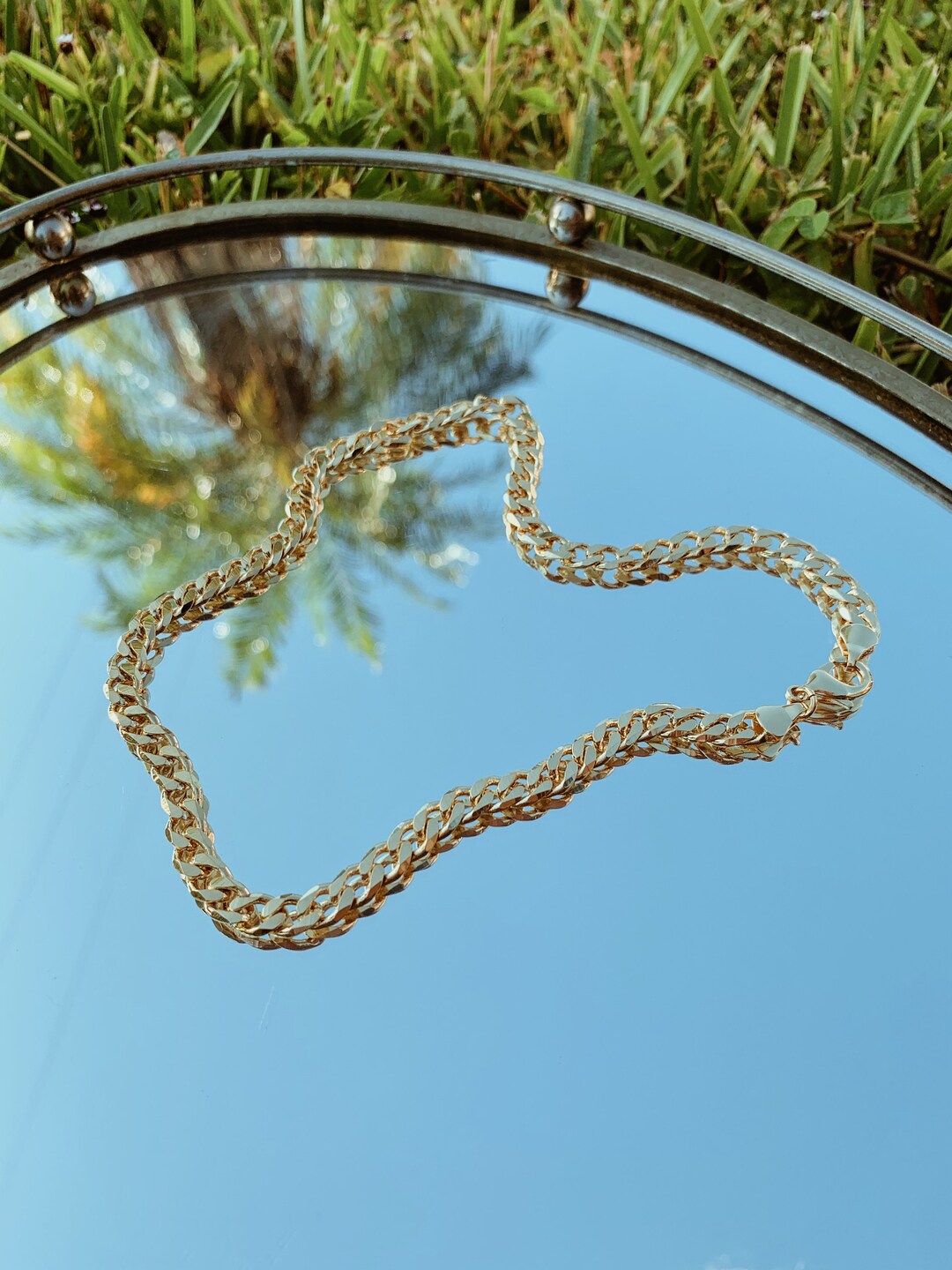 Cuban Chain Necklace, Cuban Gold Chain, Cuban Chain, Gold Cuban ...