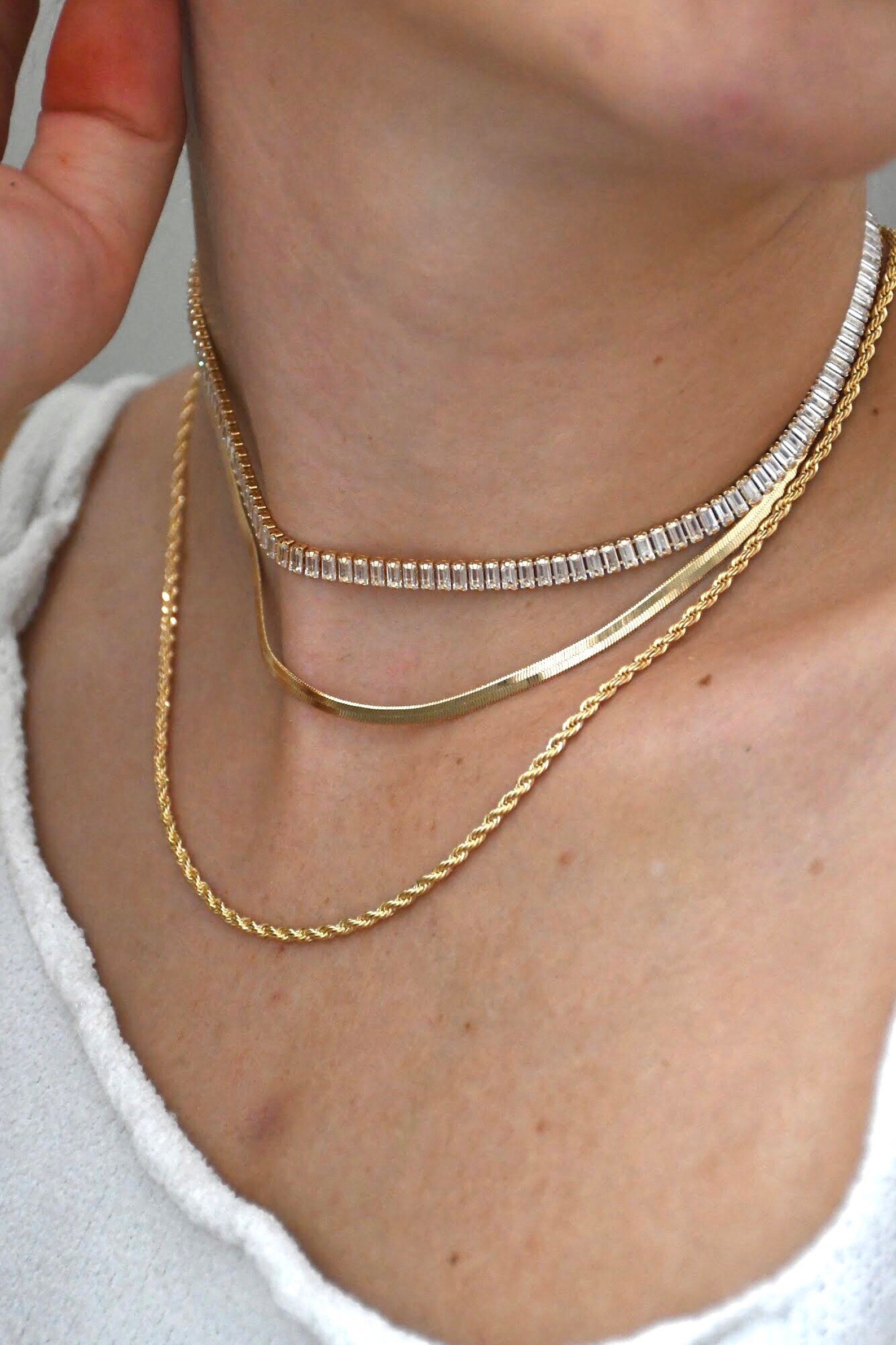 NEW COLLECTION Skinny Rope Chain 18 Gold Rope - Etsy