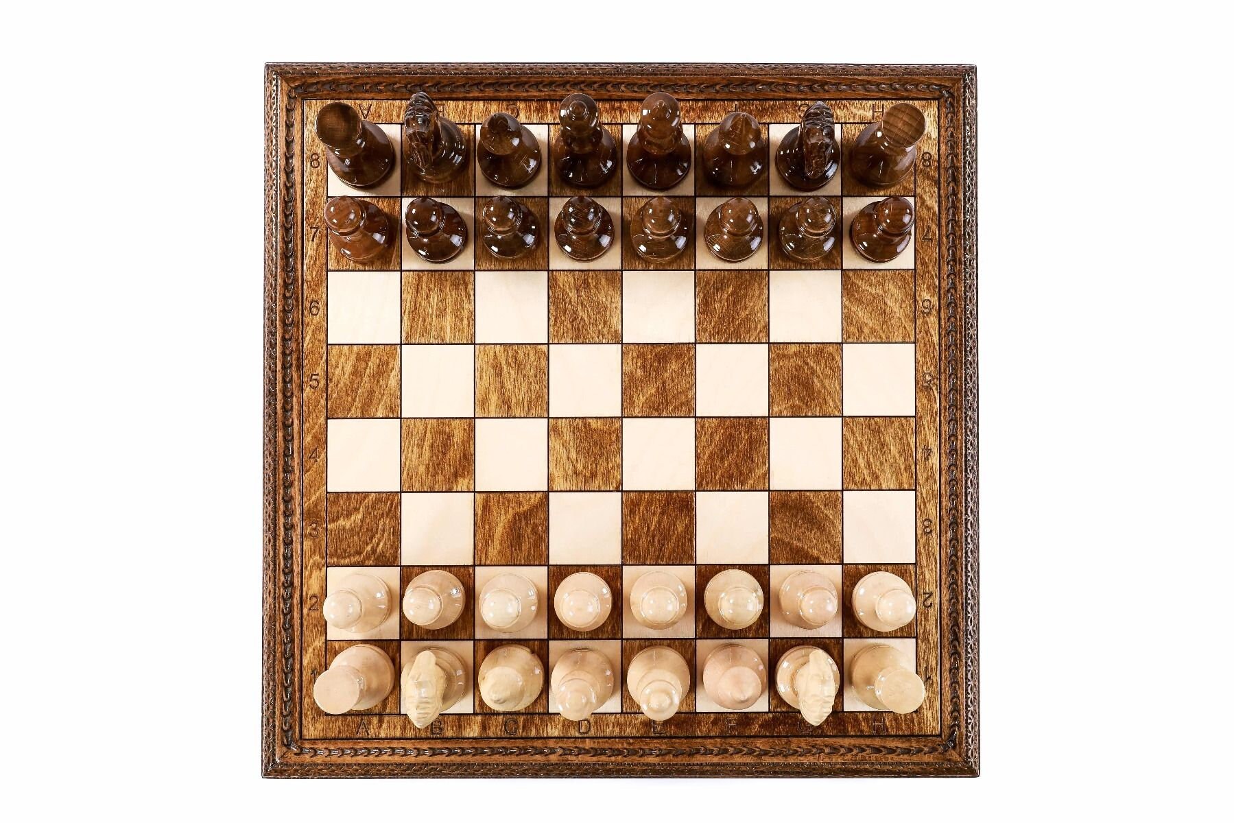 Handmade Chess Board Set With Opening Top Natural Wood - Etsy