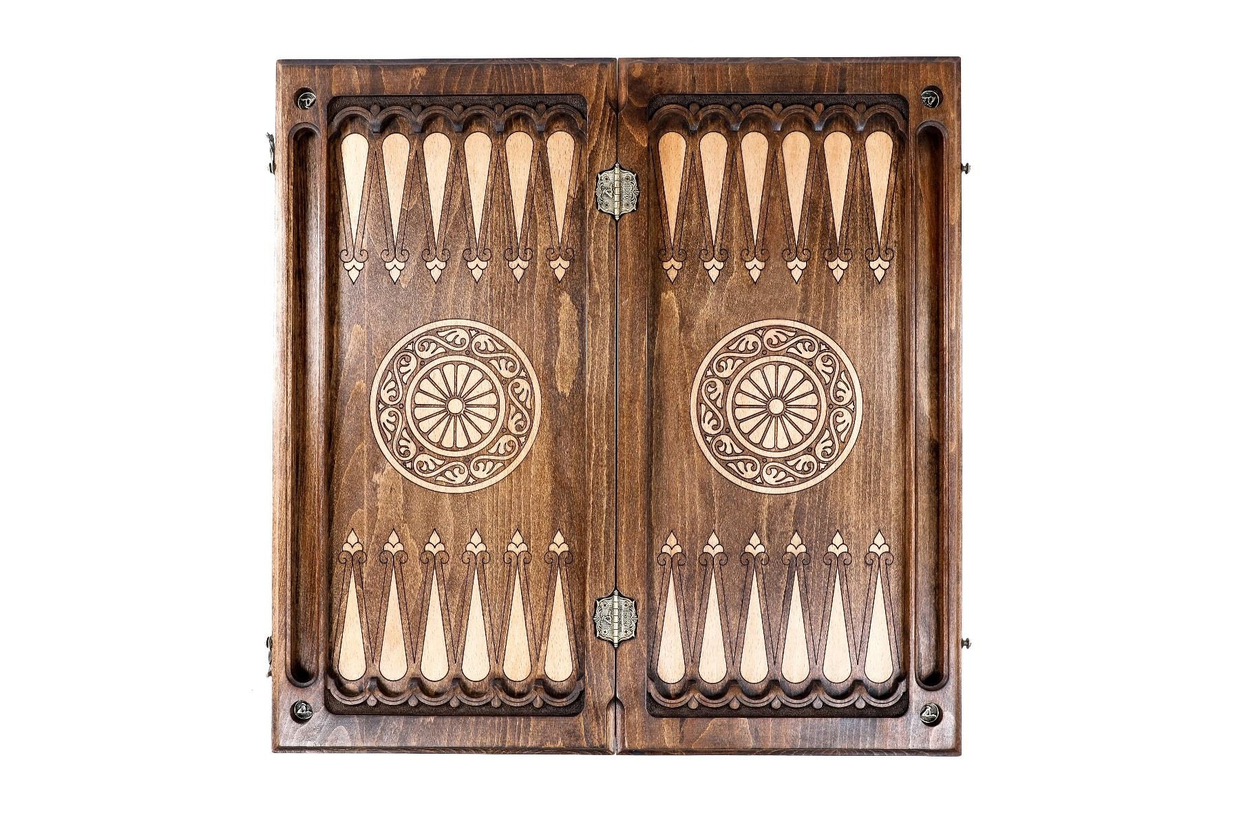 Handmade Walnut Wooden Backgammon Board Ararat Mountain | Etsy