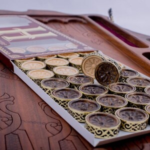 Armenian Handmade Wooden Backgammon - Dracon, Walnut Wood (NARDI) НАРДЫ ...