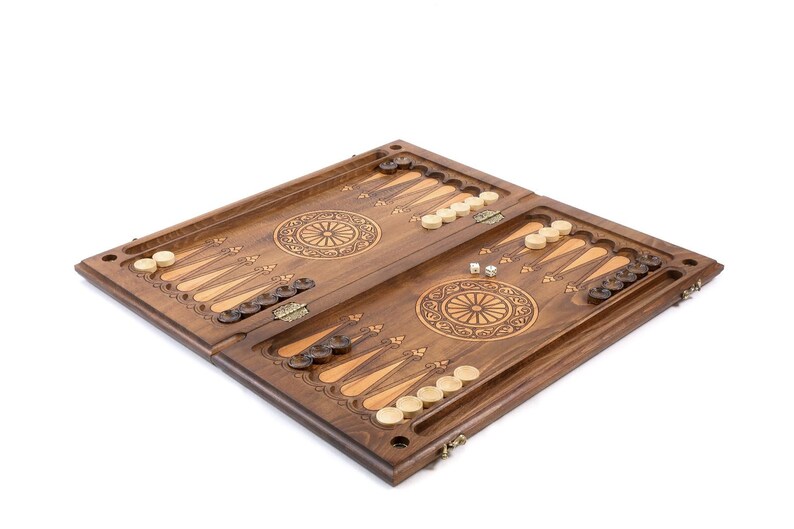 Handmade Wooden Backgammon Board Hand-carved Peafowl - Etsy