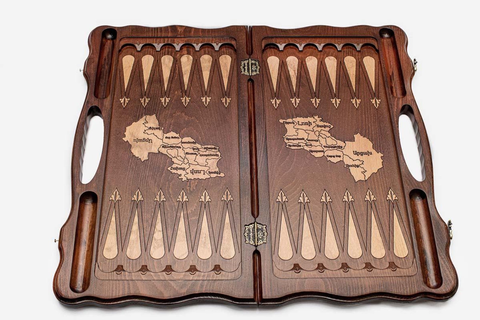 Armenian Handmade Wooden Backgammon Sasuntsi Davit nardi - Etsy