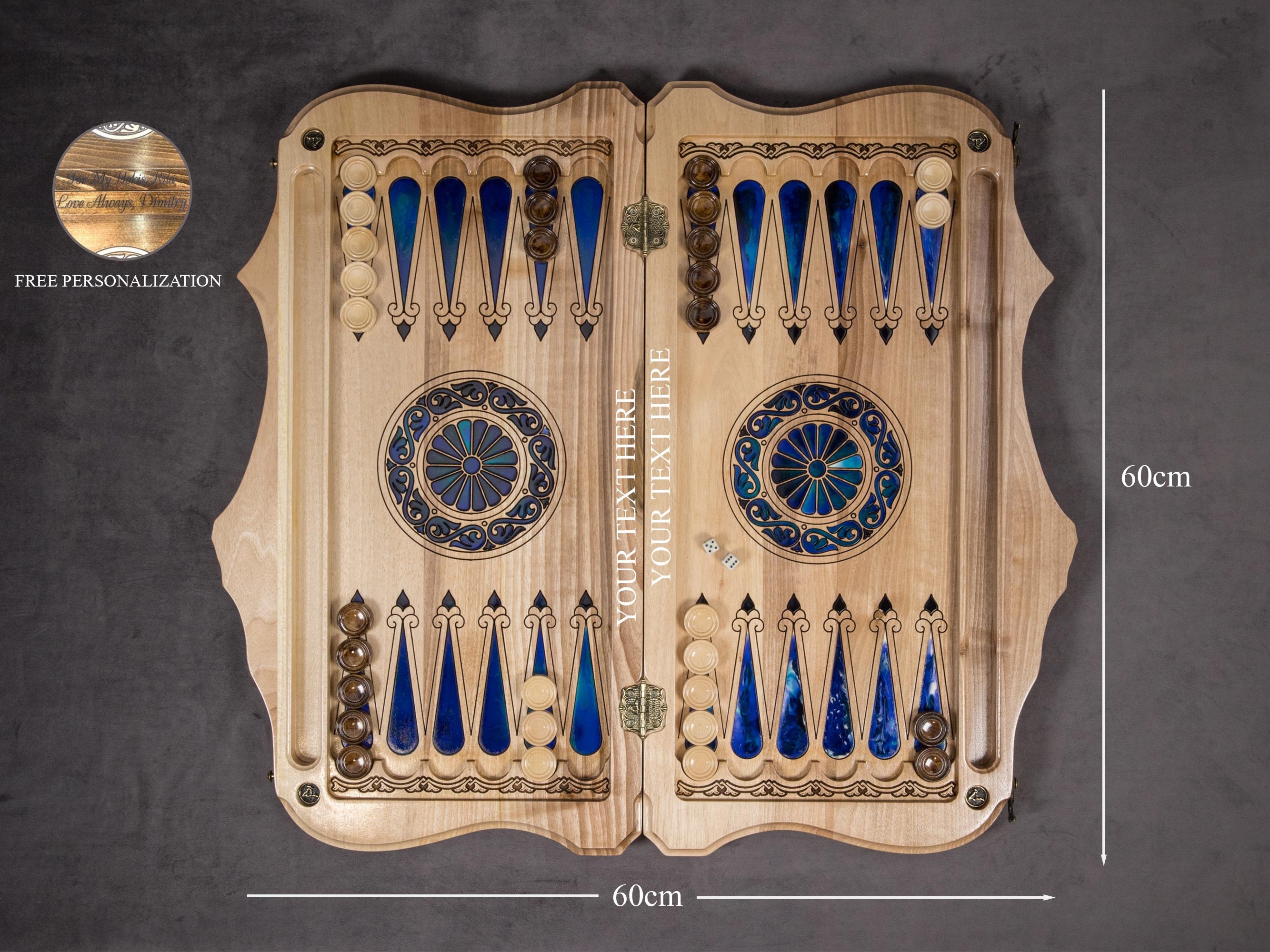 Handcrafted Walnut Wood World Map With Epoxy Finish Artisan Carved ...