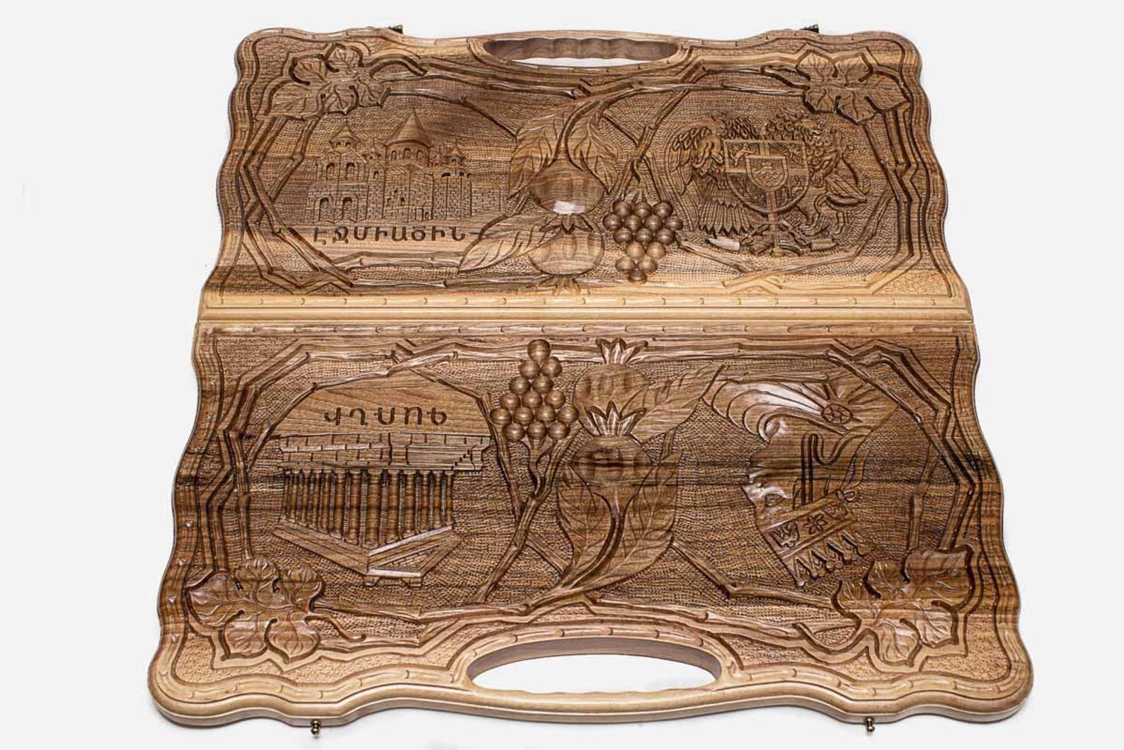 Armenian Handmade Wooden Backgammon Armenian History nardi - Etsy