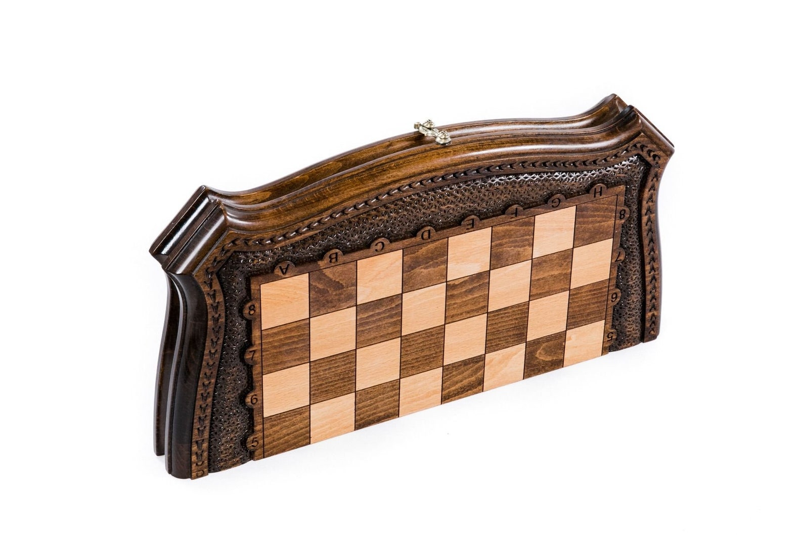 Medium Size 3in1 Wooden Chess & Backgammon Set Handmade by - Etsy