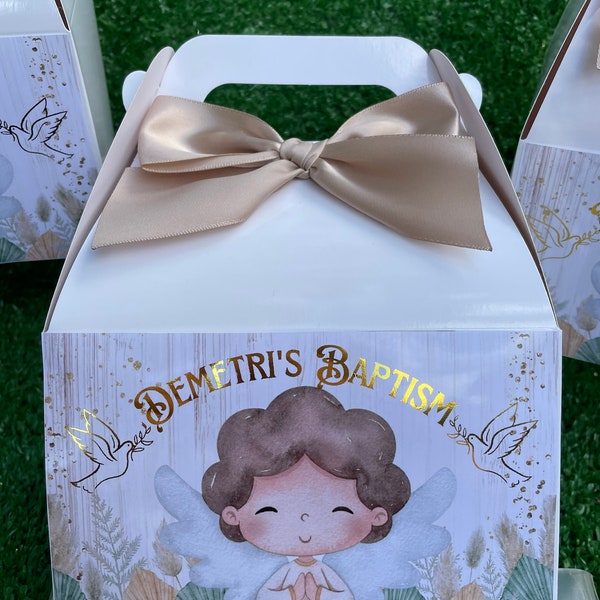 Baptism Favor Box - Etsy
