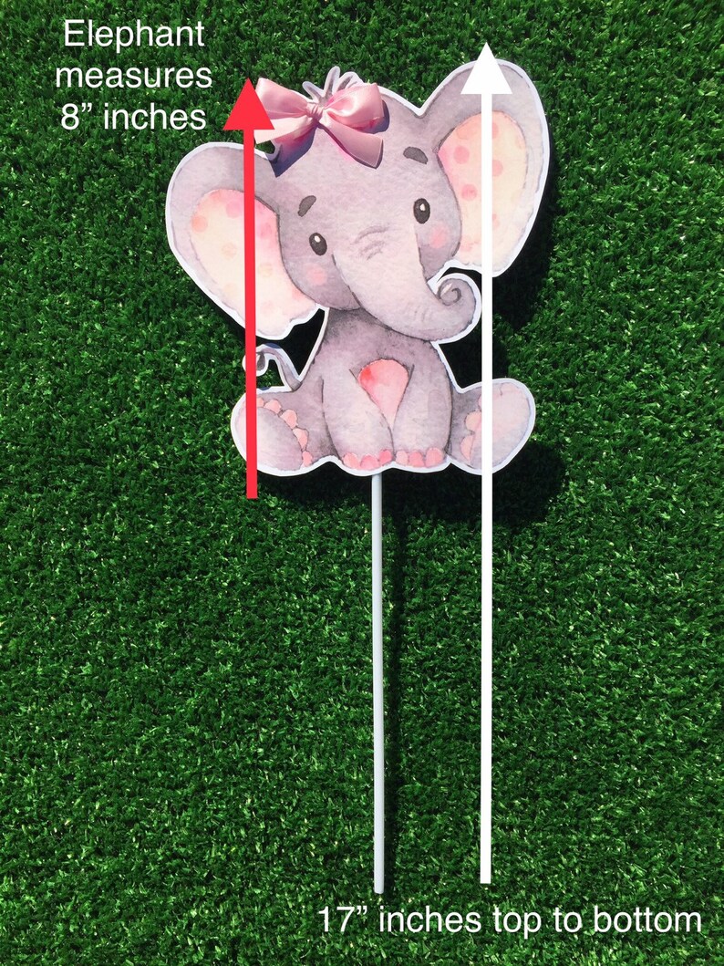 Elephant Decorative Stick Girl or Boy. | Etsy