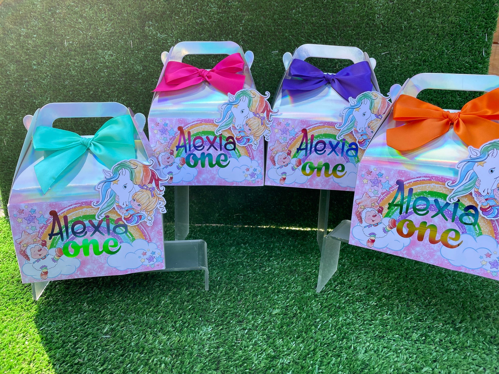 Unicorn Theme Set Candy Box, Favor Gabble Box, Any Theme Can Be Done ...