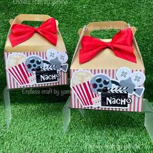 Cinema Candy Box, Favor Gabble Box With Shiny Letters Any Theme Can Be ...