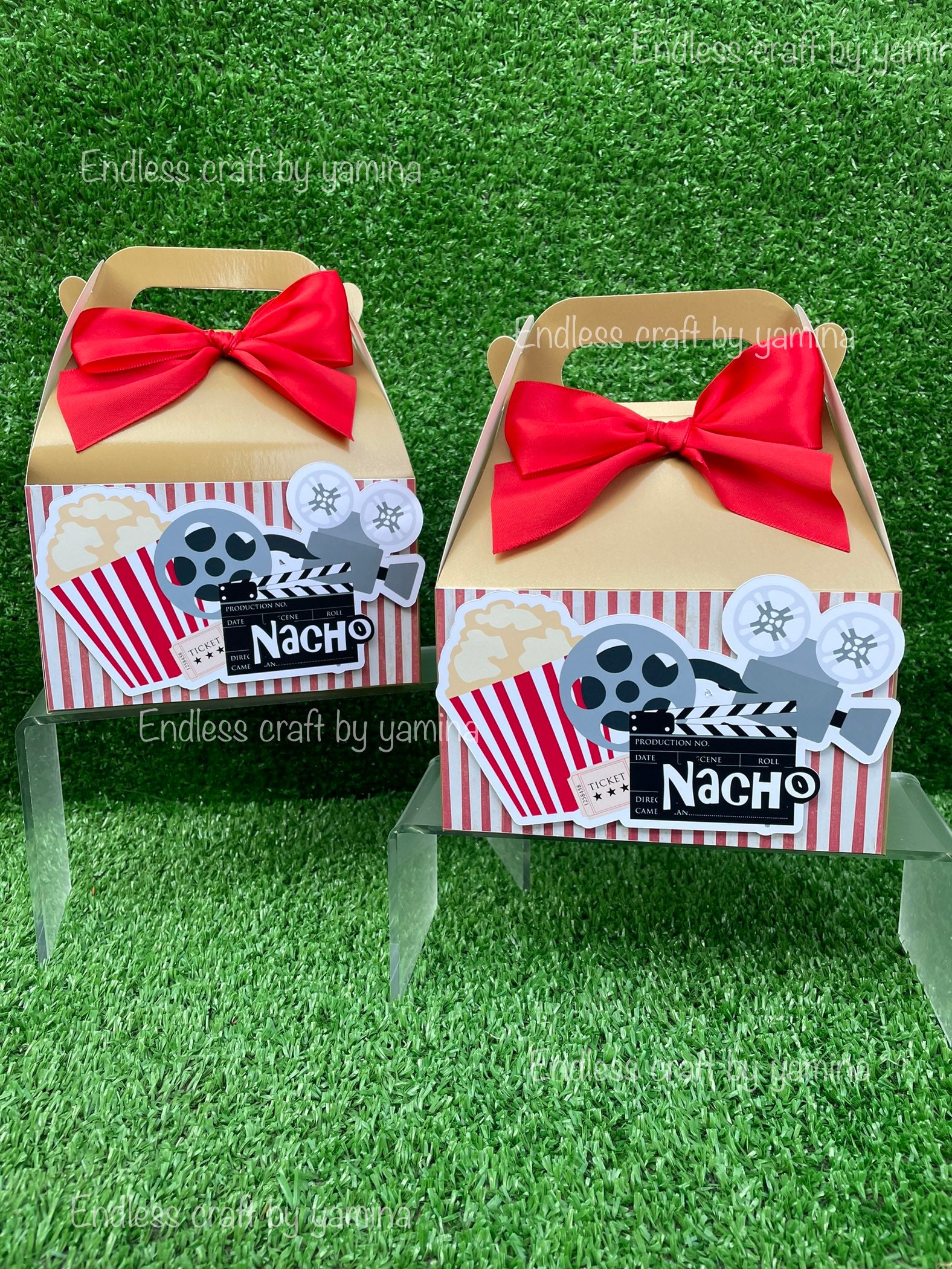 Cinema Candy Box, Favor Gabble Box With Shiny Letters Any Theme Can Be ...