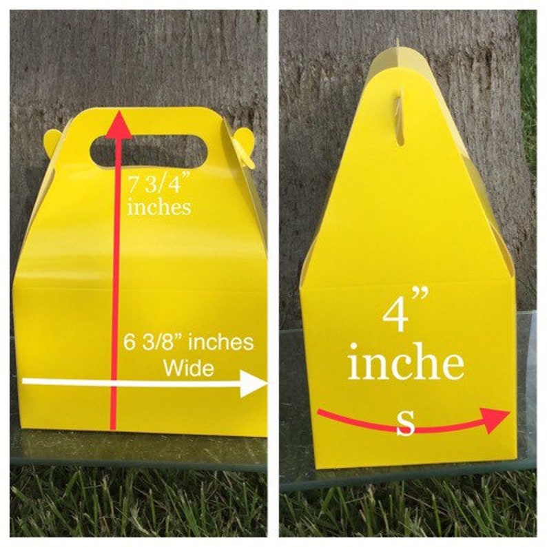 Seamless Yellow Princess Gable Box. - Etsy