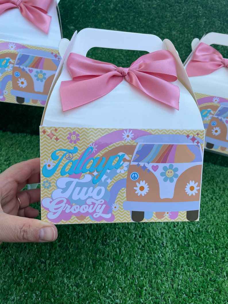 Hippie Gabble Box, Candy Box, Favor Box, Any Theme Can Be Done. - Etsy