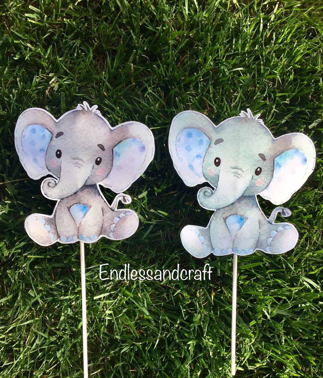 Elephant Decorative Stick Girl or Boy. | Etsy