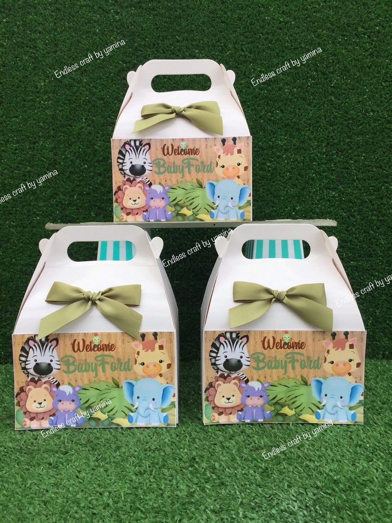 Safari Animal Lunchboxes. - Etsy