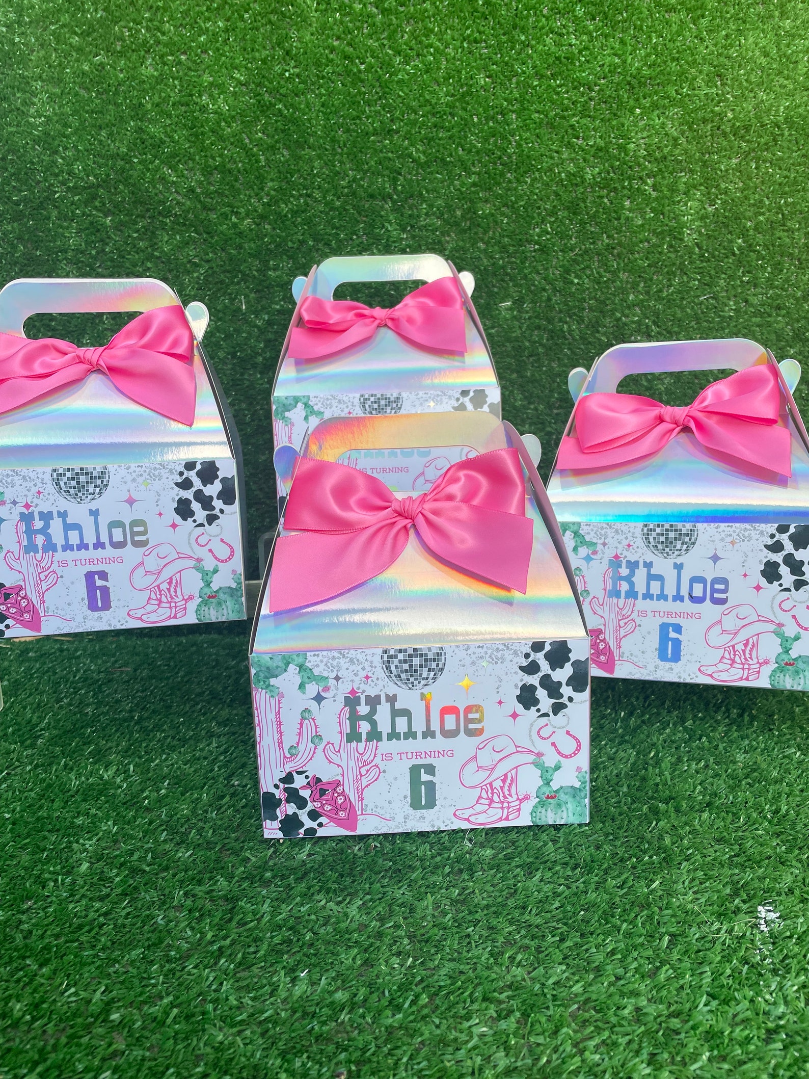 Disco Cowgirl Gabble Box Empty One Side Only, Any Theme Can Be Done. - Etsy