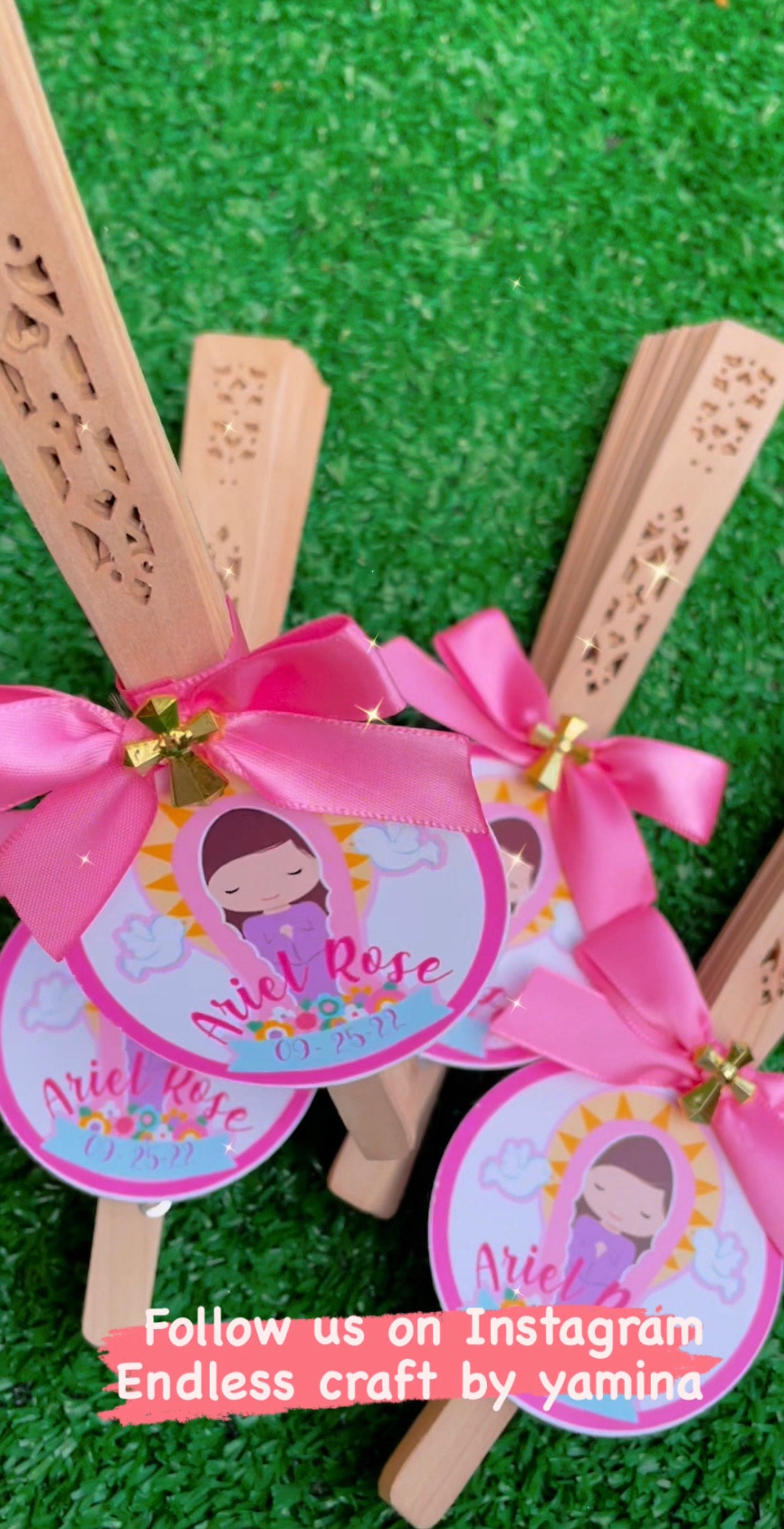 12 Pcs Wood Hand Fan Favor Personalized Any Theme. - Etsy