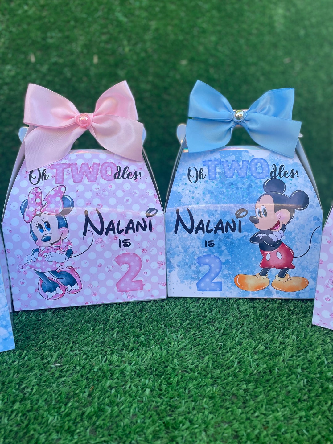 Mouse Favor Gabble Box With Shiny Letters Any Theme Can Be Done. - Etsy
