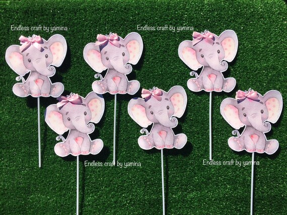 Elephant Decorative Stick Girl or Boy. | Etsy