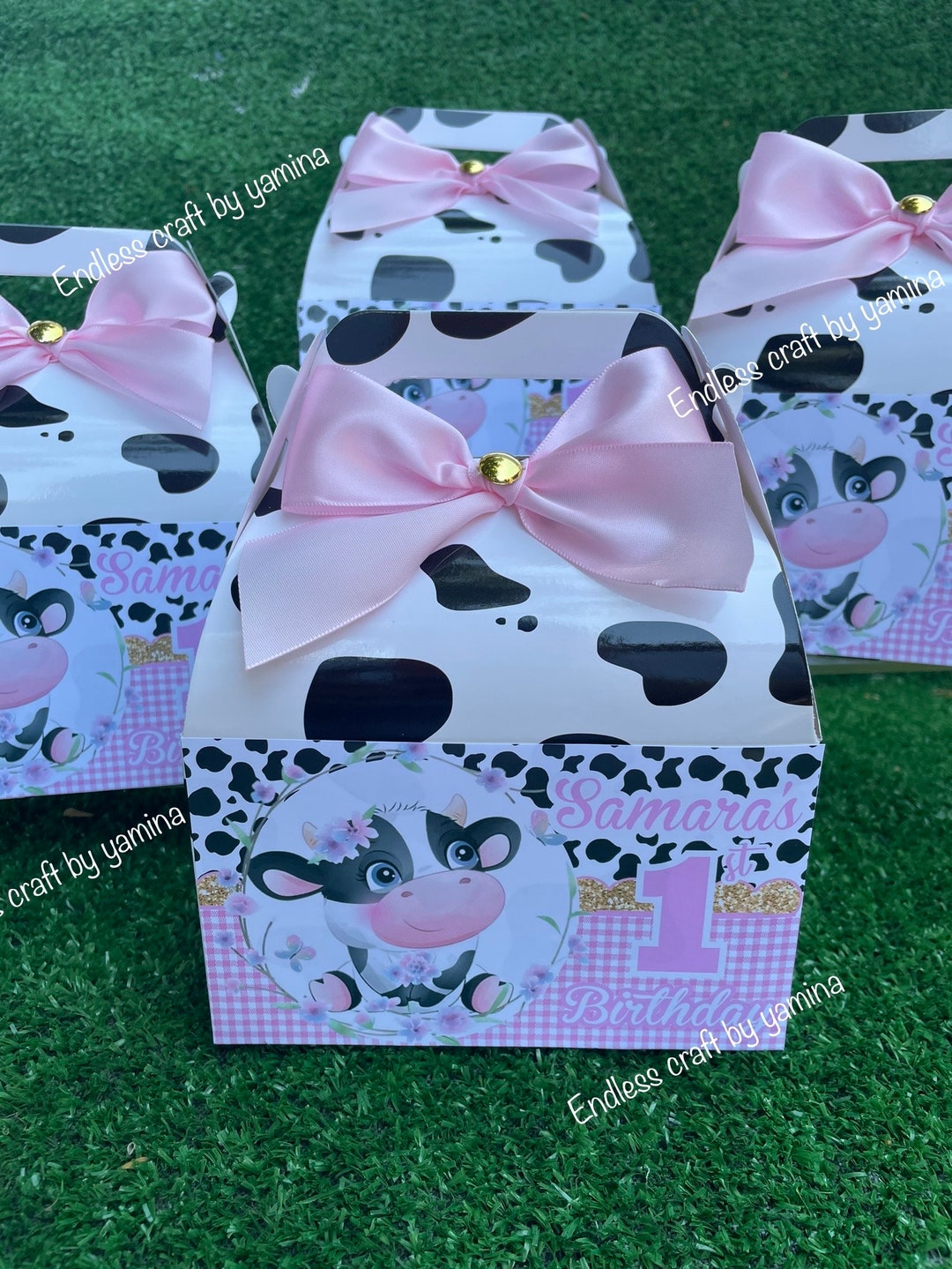 Cow Cutiepay Gabble Box, Any Theme Can Be Done. - Etsy