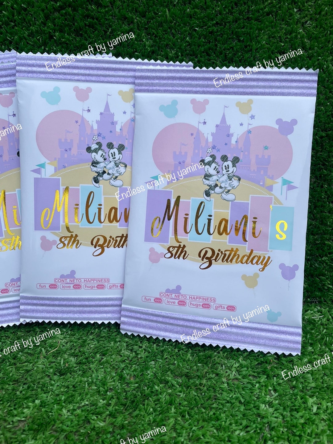 Chip Bags Wrappers (set of 12).any Theme Can Be Done - Etsy