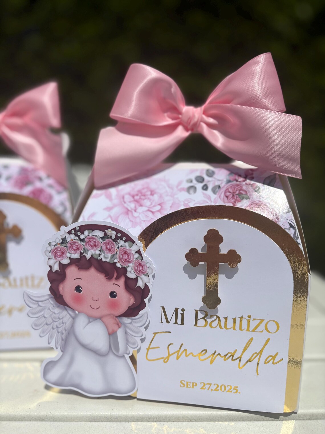 Baptism Girl Gable Box Set. - Etsy