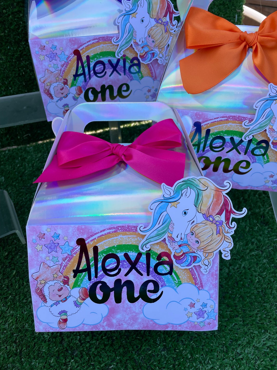 Unicorn Theme Set Candy Box, Favor Gabble Box, Any Theme Can Be Done ...