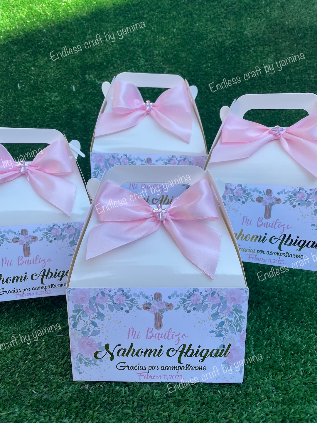 Baptism Gabble Box With Shiny Letters Any Theme Can Be Done. - Etsy