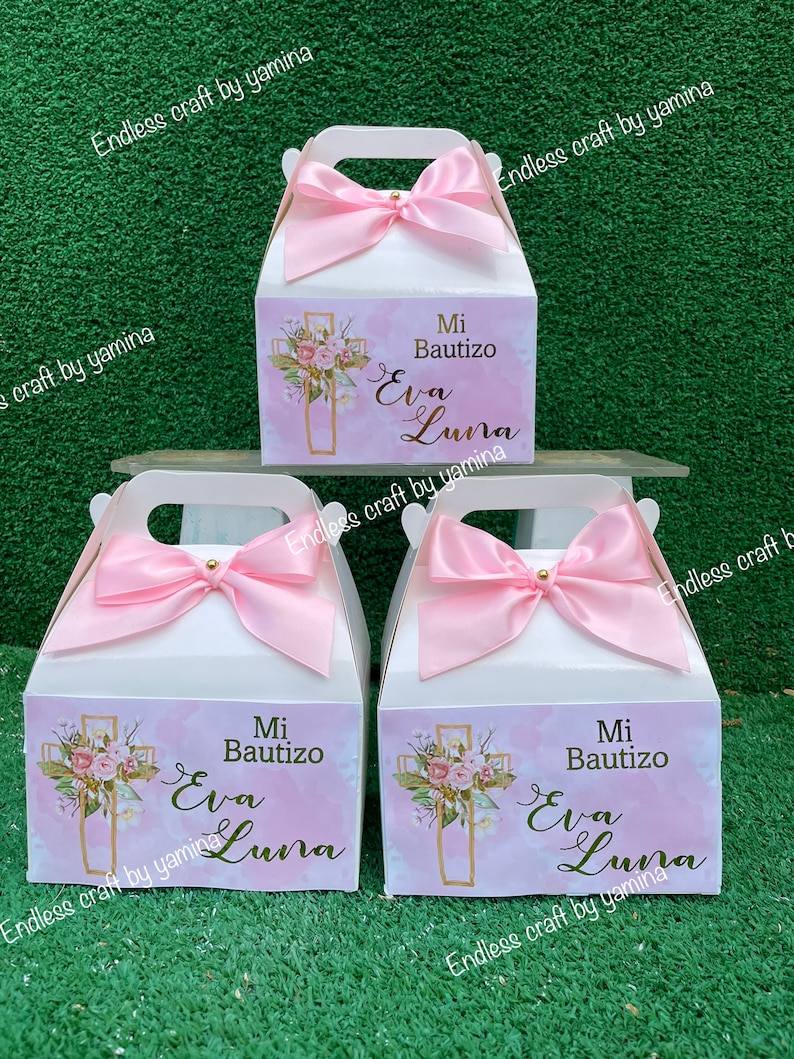 Baptism Girl Gable Box. - Etsy