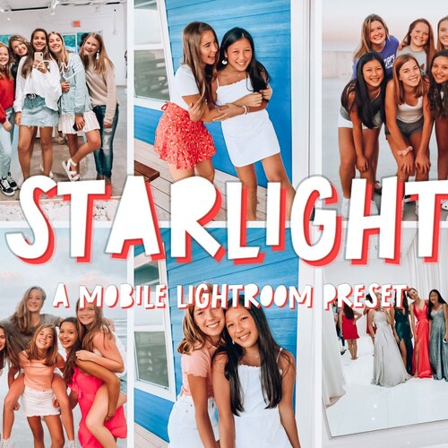 STARLIGHT PRESET: A Mobile Lightroom Preset - Etsy