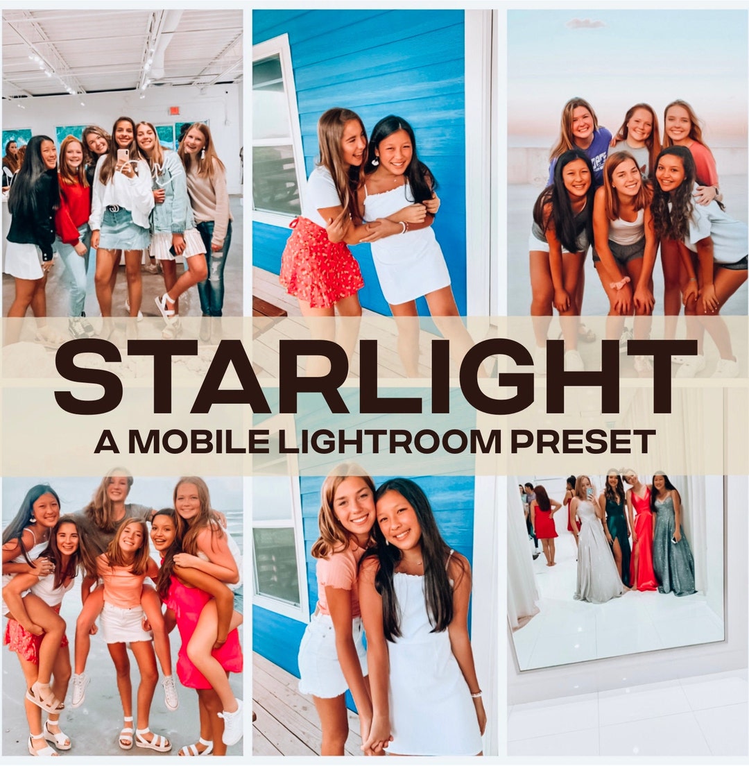 STARLIGHT PRESET: A Mobile Lightroom Preset - Etsy