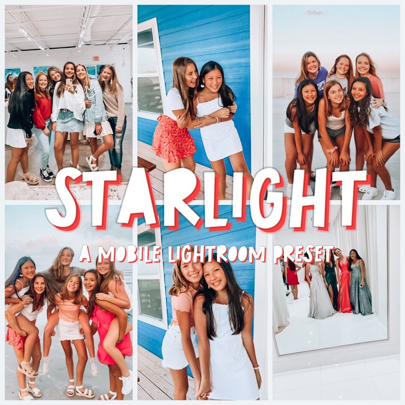 STARLIGHT PRESET: A Mobile Lightroom Preset - Etsy