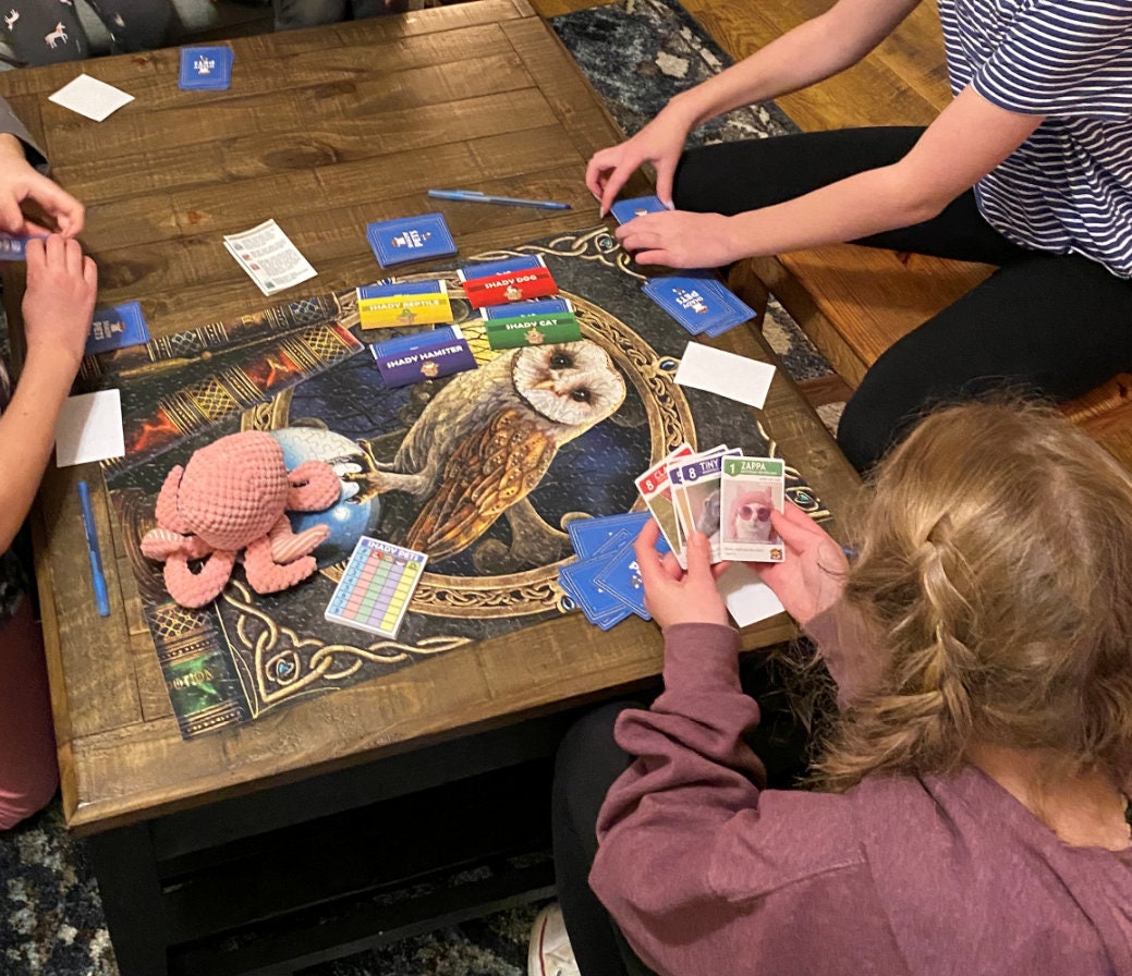 Fun Family Friendly Card Game/shady Pets - Etsy