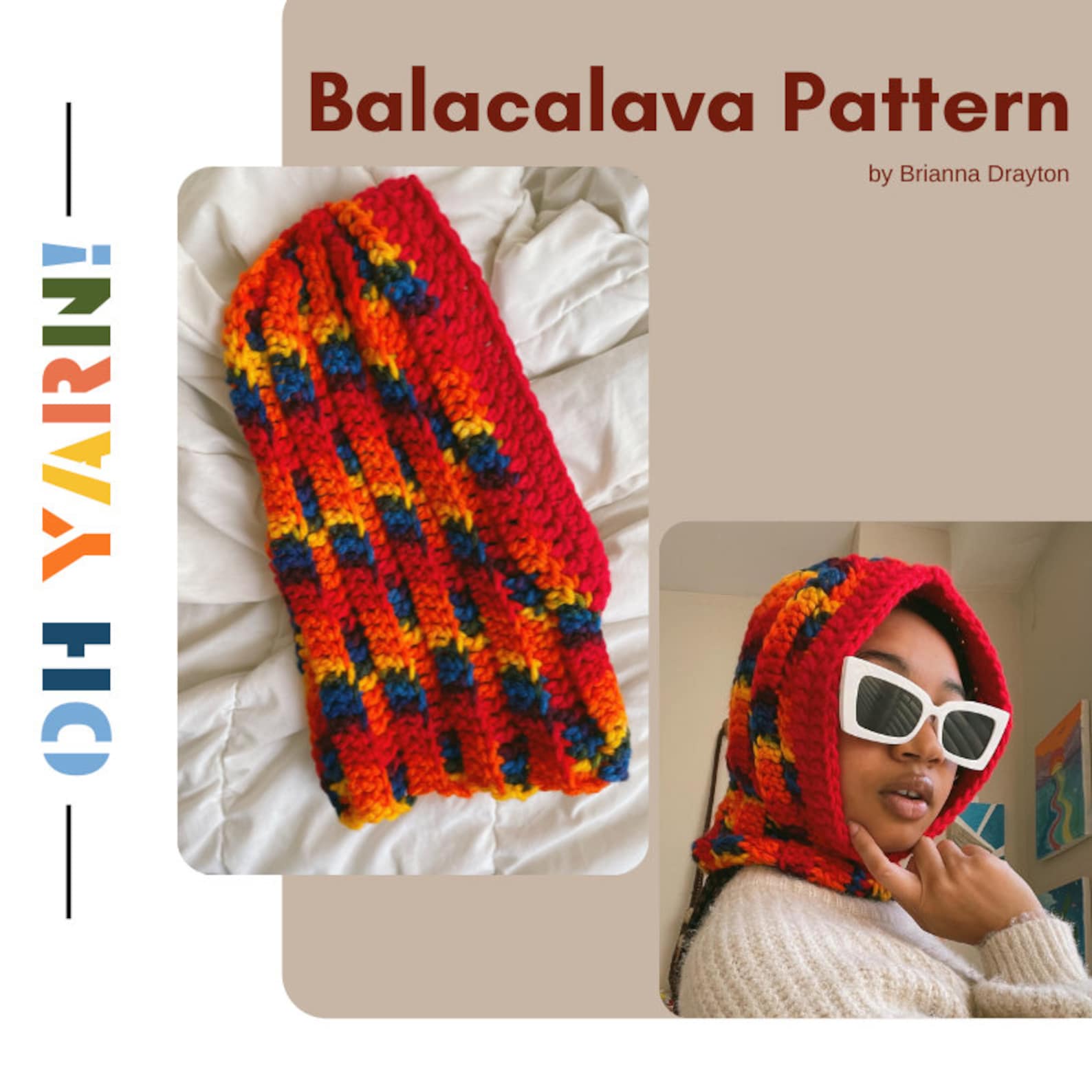 Balaclava Crochet Hood Beginner Crochet Pattern - Etsy