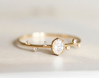 Gold Branch Ring | Etsy